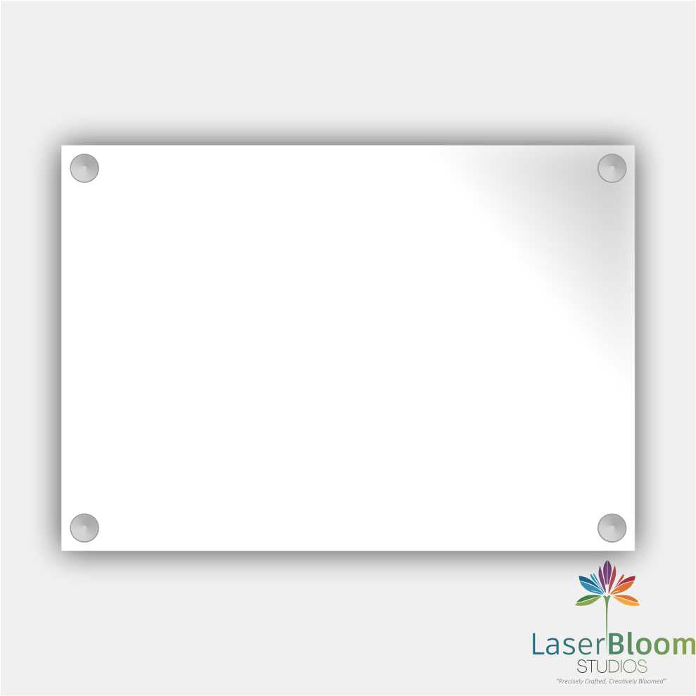 Acrylic Blank Calendar Sheet - Select Your Thickness 3mm(Image for ill ...