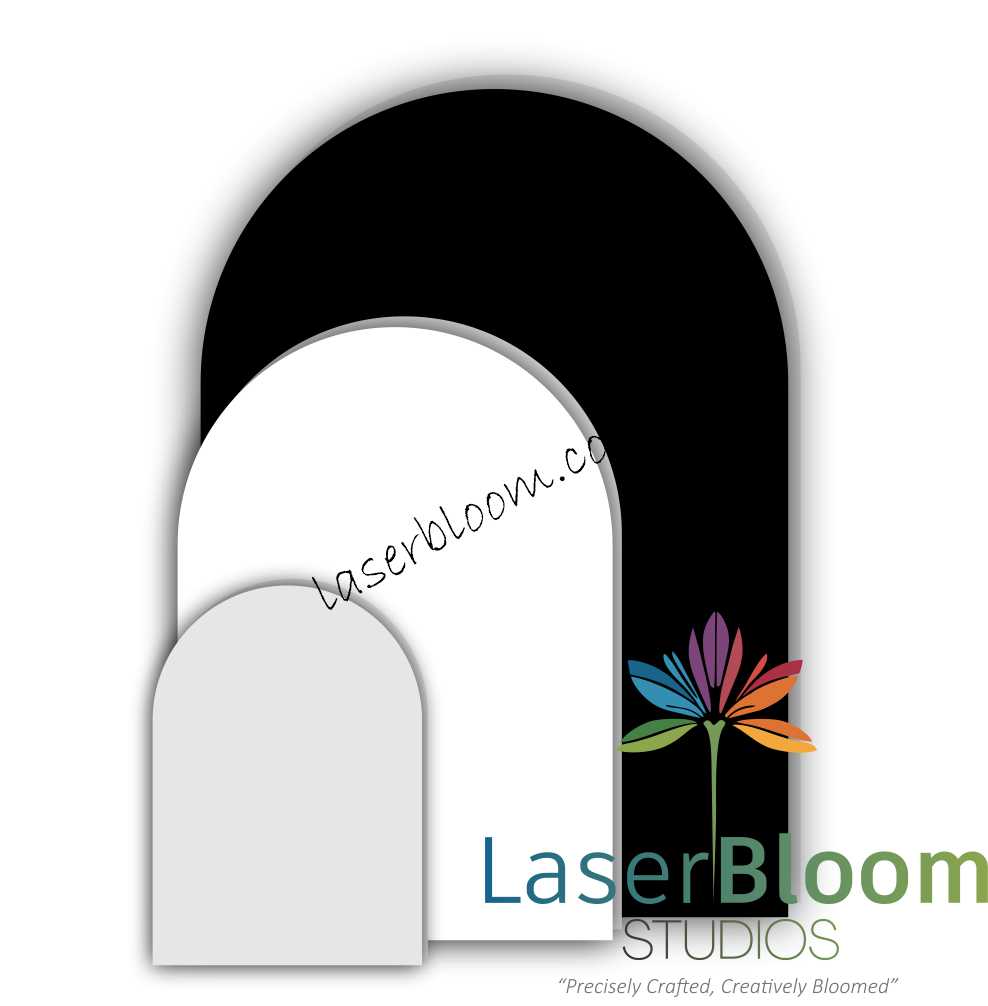 Acrylic Blank Arch Sheet - Select Your Thickness (1.5mm, 2mm, 3mm, 5mm ...