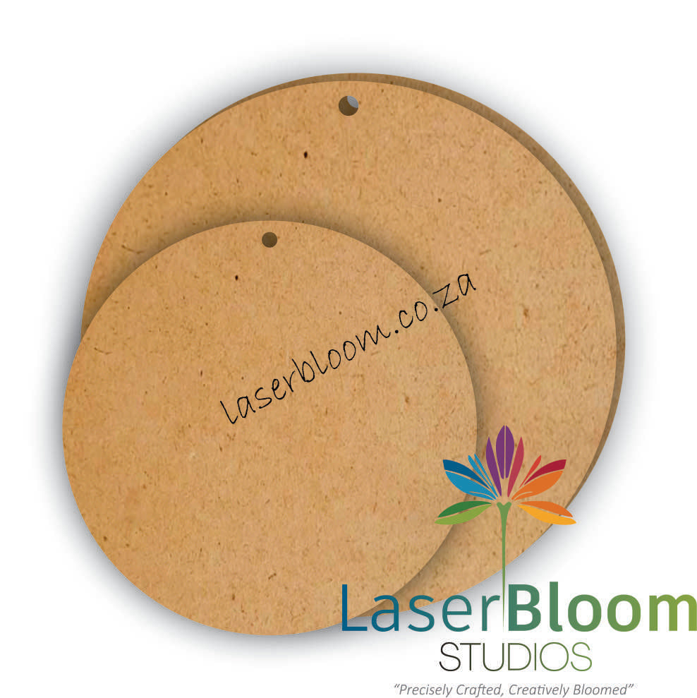 MDF Blank Discs (3mm & 6mm) – LaserBloom Studios