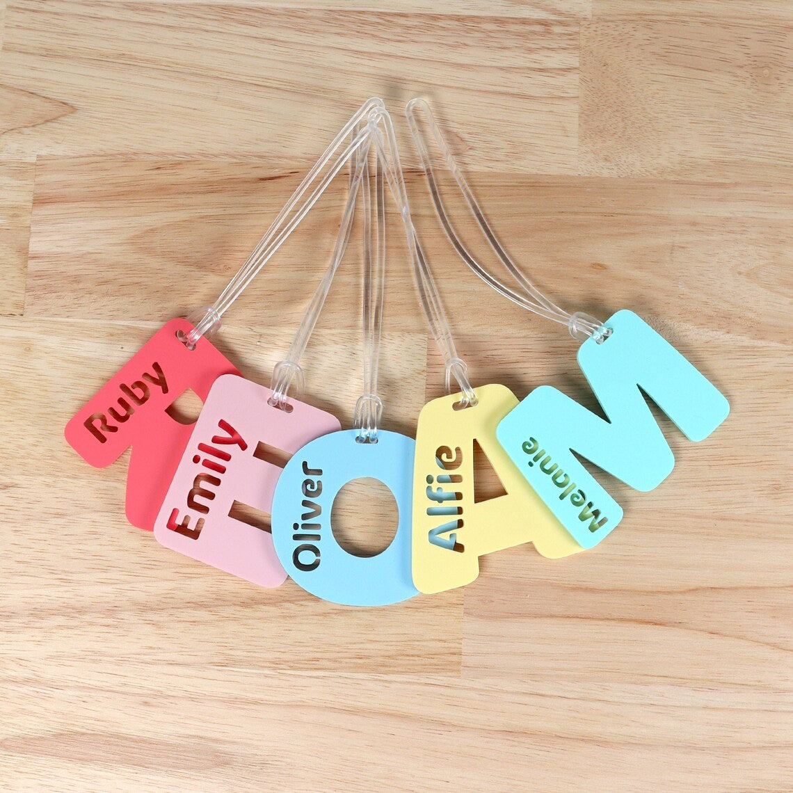 Perspex Personalized Key Charm – LaserBloom Studios