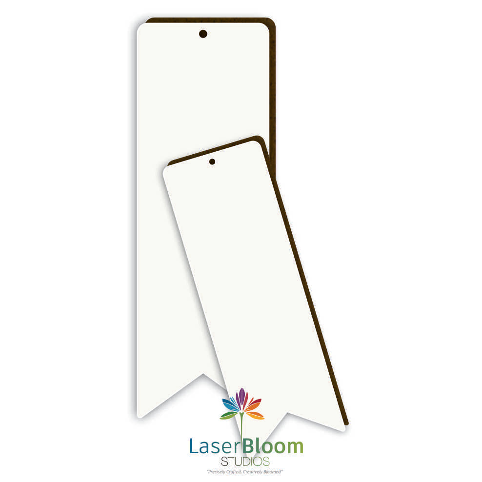 Sublimation MDF Bookmark Style 4 - Set of 10 – LaserBloom Studios