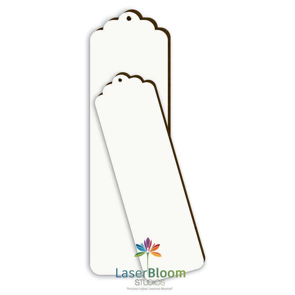 Sublimation MDF Bookmark Style 6 - Set of 10 – LaserBloom Studios